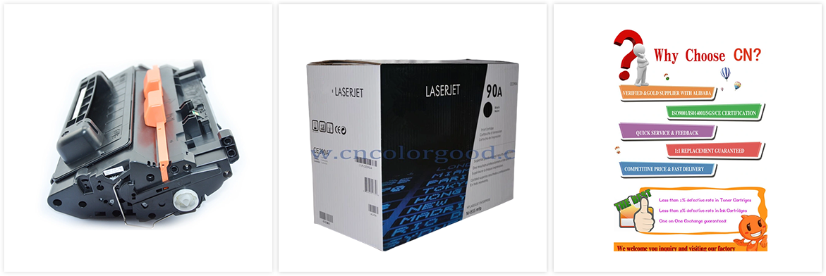 Original Genuine Ce390A Black Toner Cartridge for HP Printer from China ...